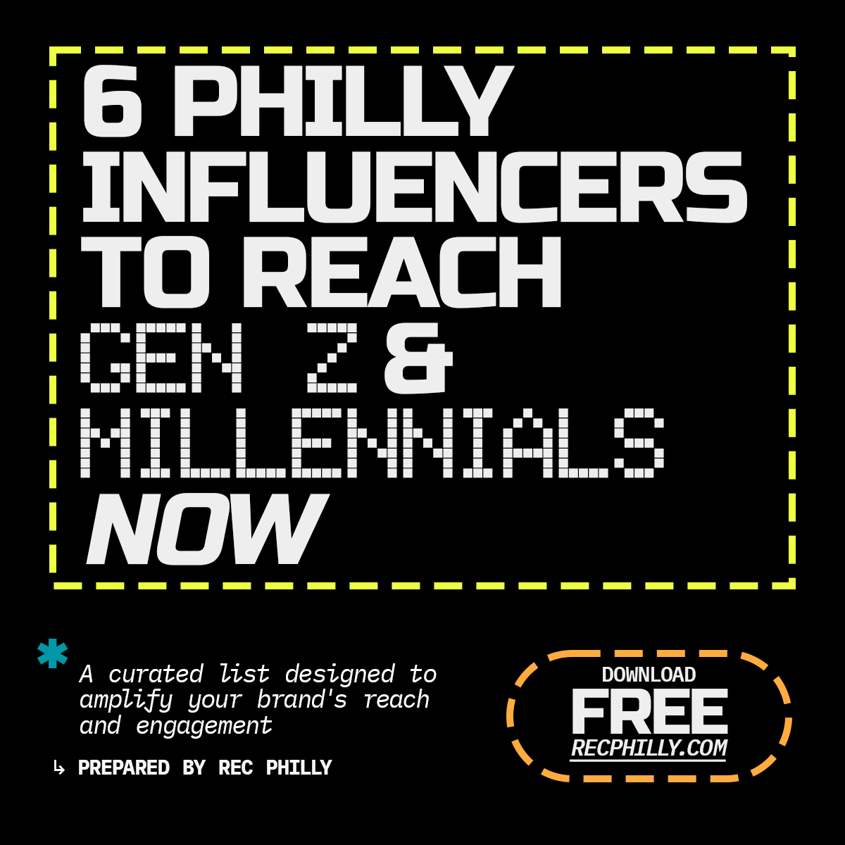 6 Philly Influencers to Reach Gen Z and Millennials Now